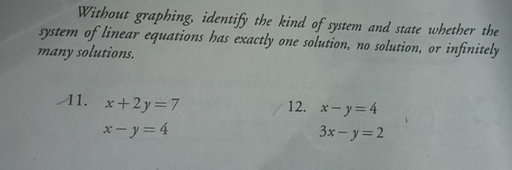 Solved 1 Determine mentally if the given point is a solution | Chegg.com