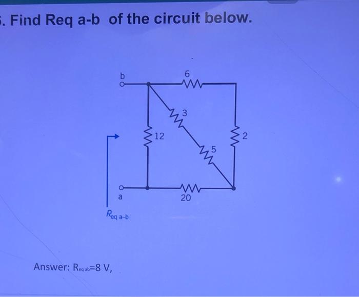Solved 1. Determine the value of the voltage V2 and V5 for | Chegg.com