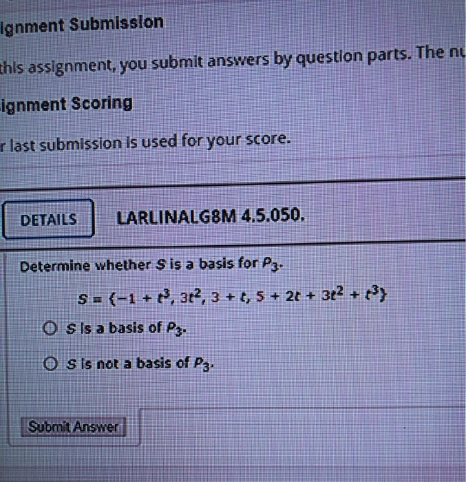 Solved ignment Submission this assignment, you submit | Chegg.com
