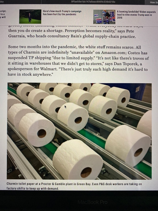 Solved 1. Name of article: The case of the missing toilet | Chegg.com