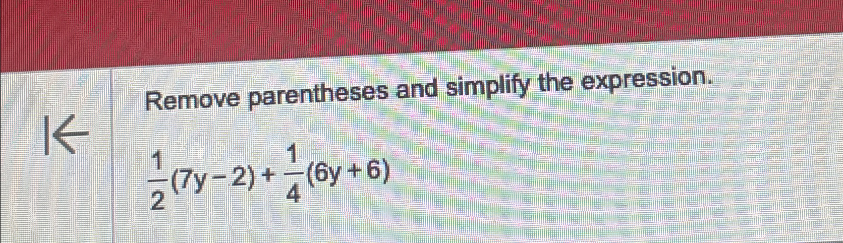 Solved Remove parentheses and simplify the | Chegg.com Solved Remove parentheses and simplify the | Chegg.com