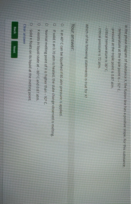 On A Phase Diagram The Fusion Curve Solved On A Phase Diagra