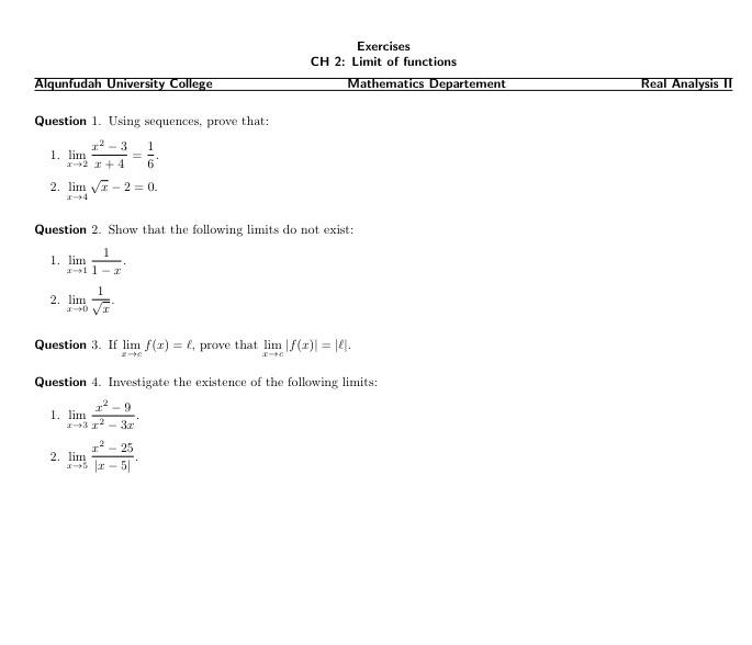 Solved Question 1 Using Sequences Prove That 1 
