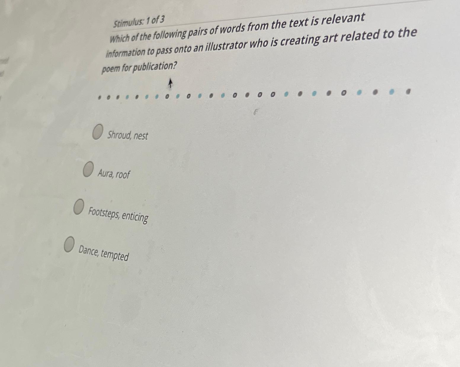 Solved Stimulus: 1 ﻿of 3Which of the following pairs of | Chegg.com