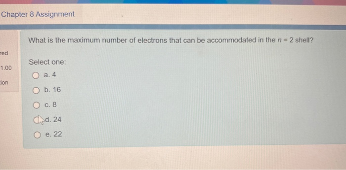 Solved Chapter 8 Assignment What is the maximum number of | Chegg.com