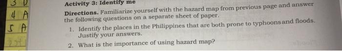 Solved 4 A Activity 3: Identity me Directions. Familiarize | Chegg.com