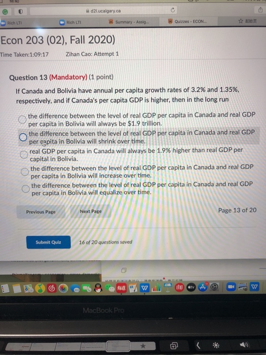 Ucalgary D2l
