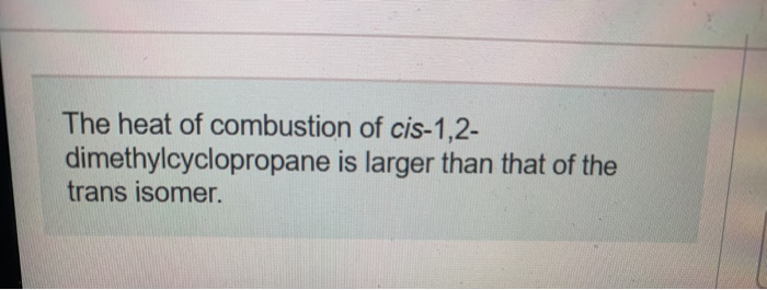 Solved The heat of combustion of | Chegg.com