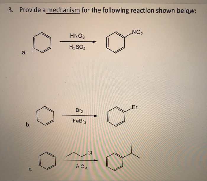 Solved 3. Provide a mechanism for the following reaction | Chegg.com