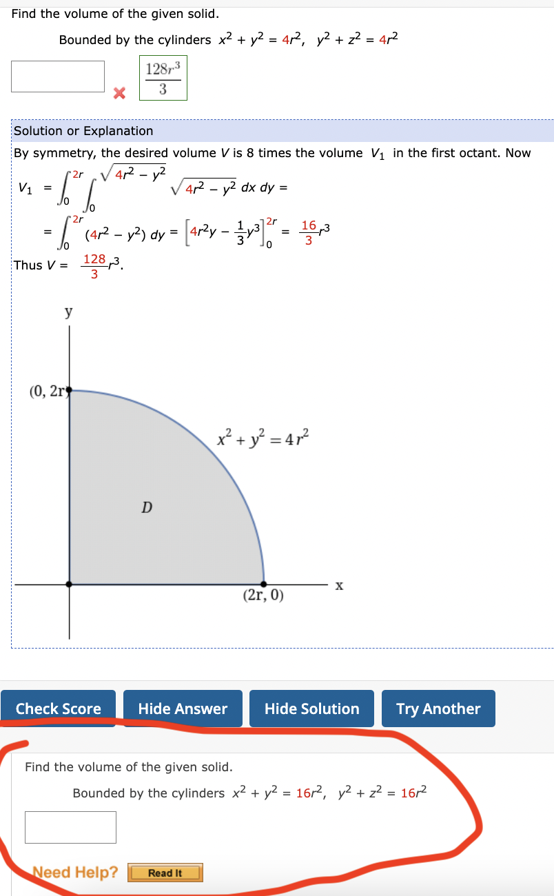 Solved Answer the problem in red based on the solution | Chegg.com
