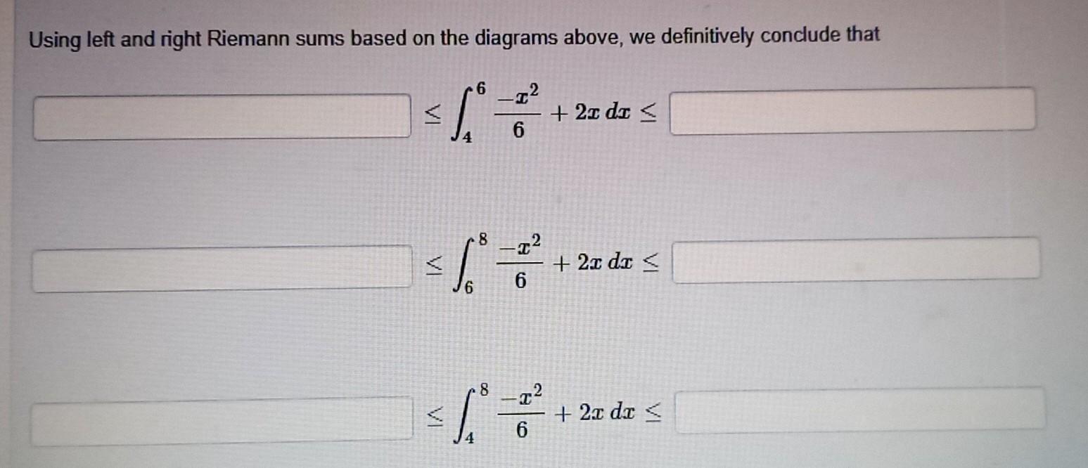 Solved (1 point) The rectangles in the graph below | Chegg.com
