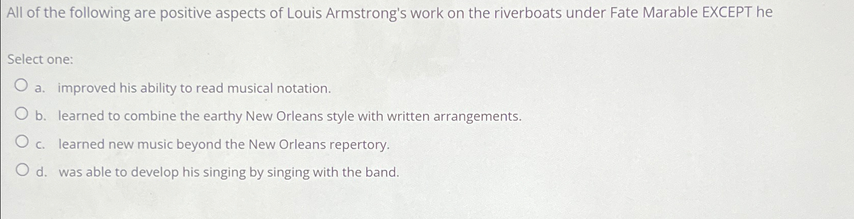 All of the following are positive aspects of Louis | Chegg.com