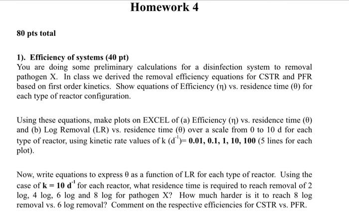 Solved 1). Efficiency of systems (40 pt) You are doing some | Chegg.com