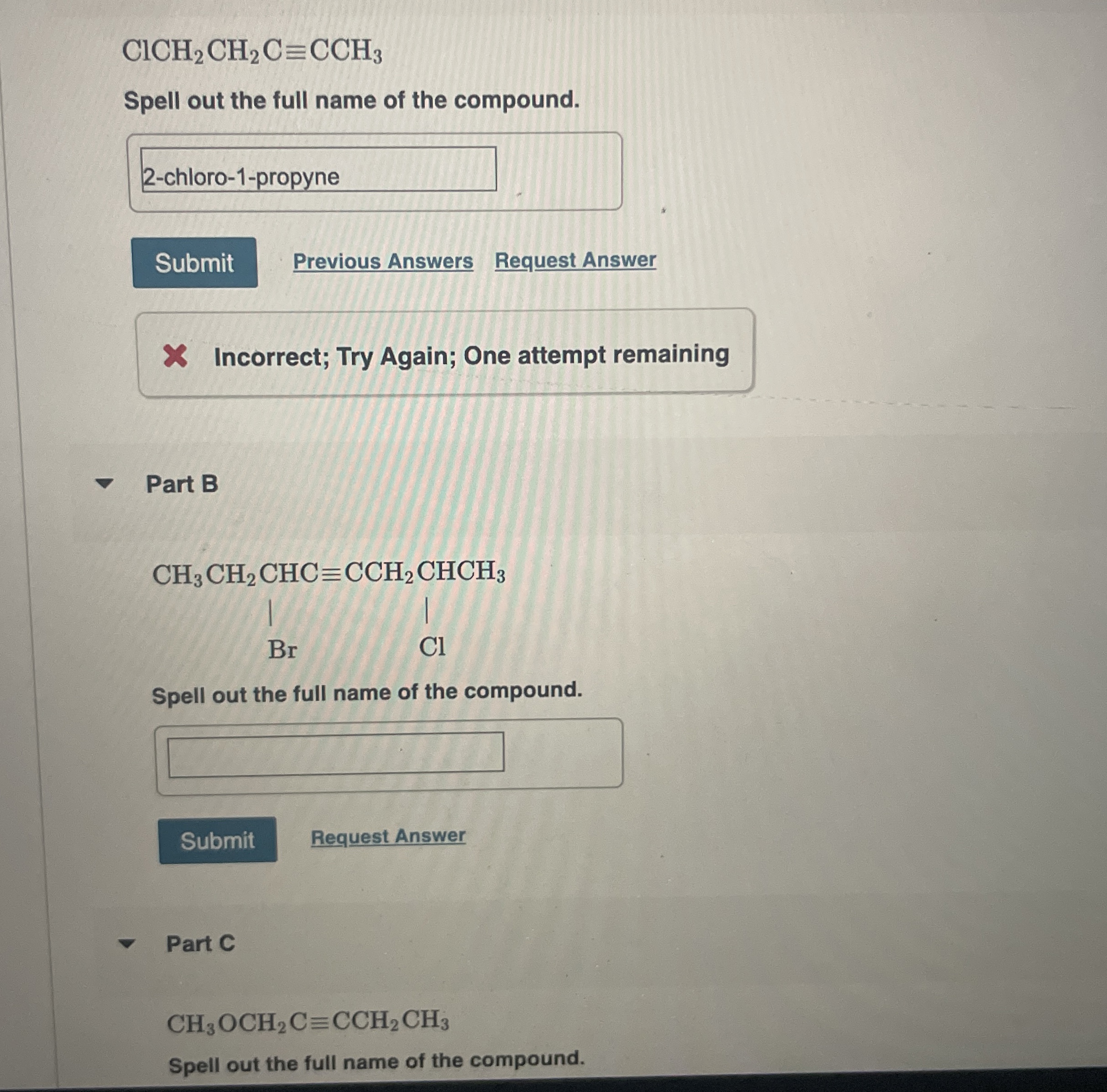 Solved Please give me the systematic name for each compound. | Chegg.com