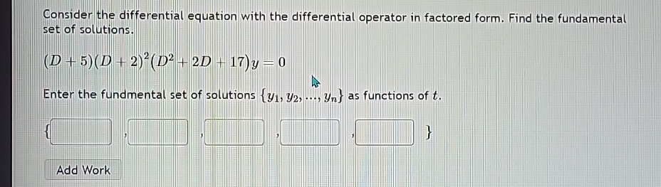 Solved Consider the differential equation with the | Chegg.com