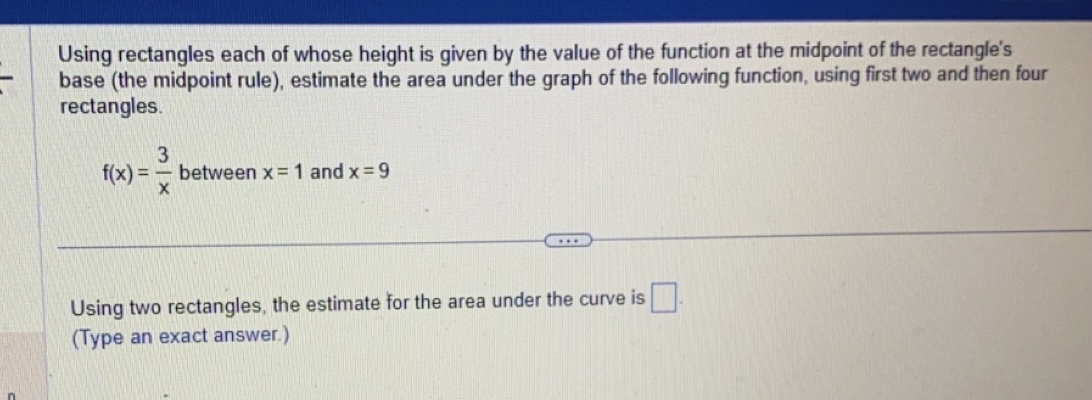 Solved Using rectangles each of whose height is given by the | Chegg.com