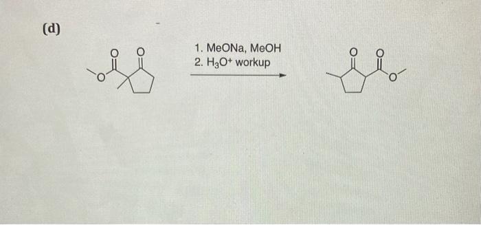 Solved Part 5. Mechanisms. Provide a mechanism for THREE of | Chegg.com
