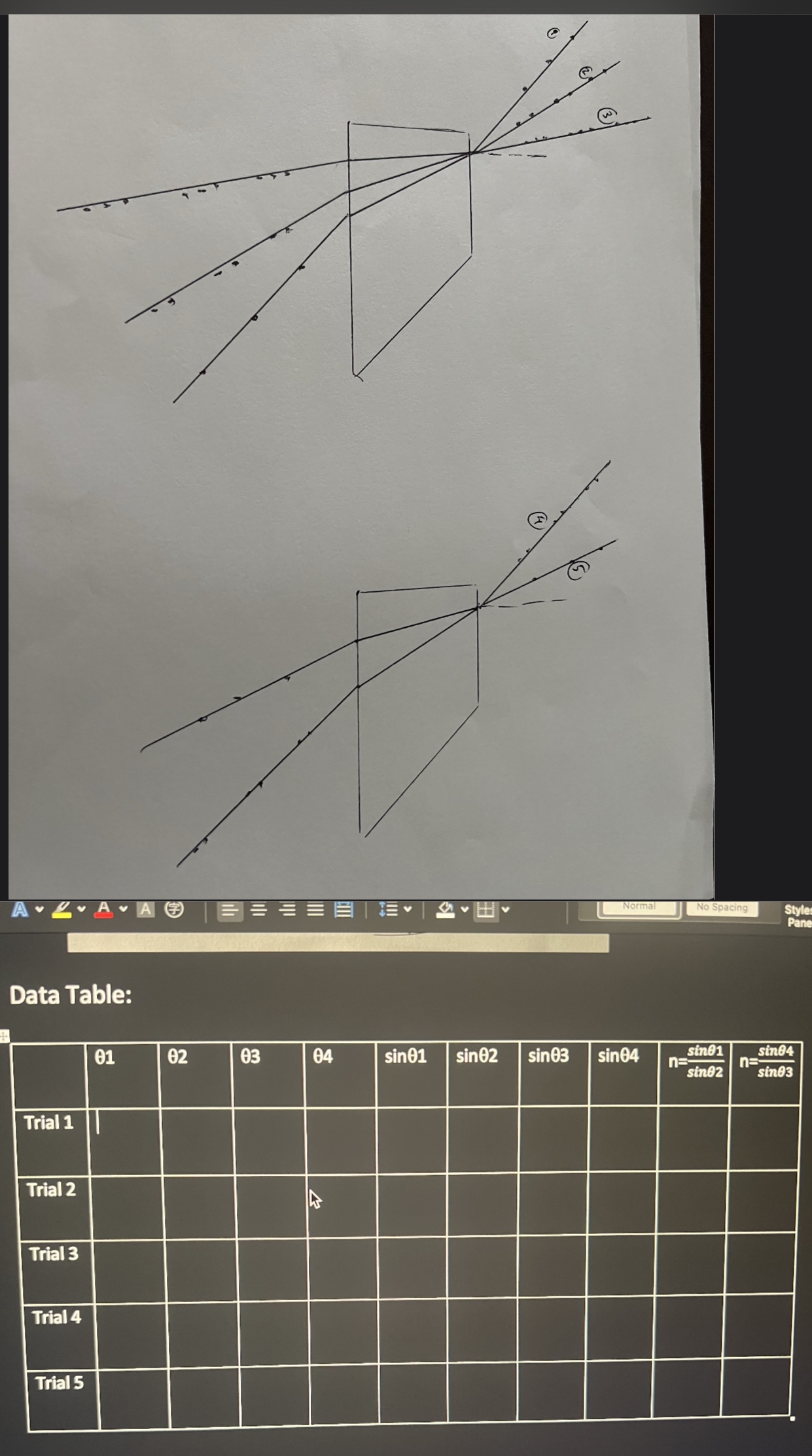 Complete the data table. Calculate n. ﻿Calculate the | Chegg.com