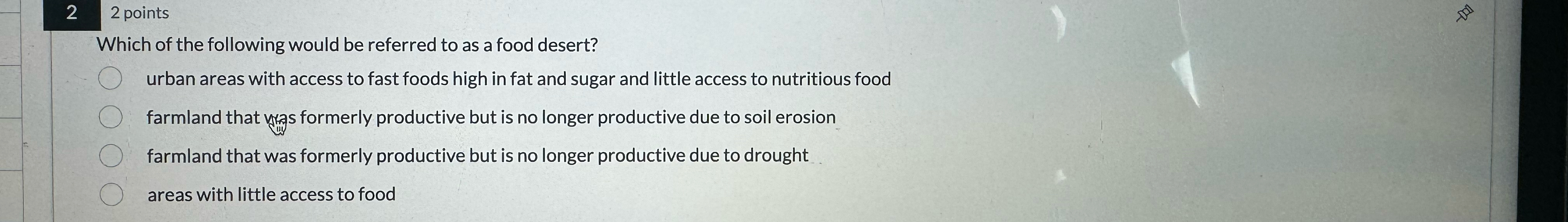 Solved 22 ﻿pointsWhich of the following would be referred to | Chegg.com