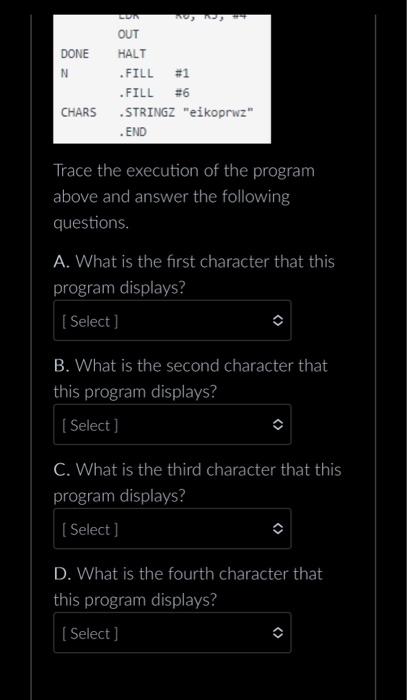 Solved Consider the program below that displays 4 | Chegg.com