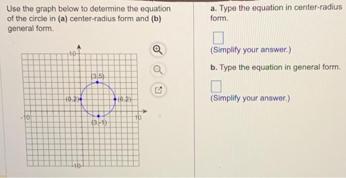 Solved Use the graph below to determine the equation of the | Chegg.com