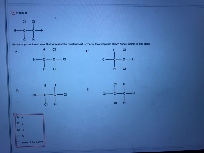 Solved [x] incorrect. н ннннн | | | | | | -с -с -с -с -с -с | Chegg.com