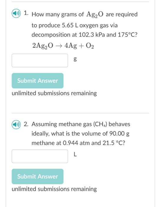 Solved (41)) 1. How many grams of Ag2O are required to | Chegg.com
