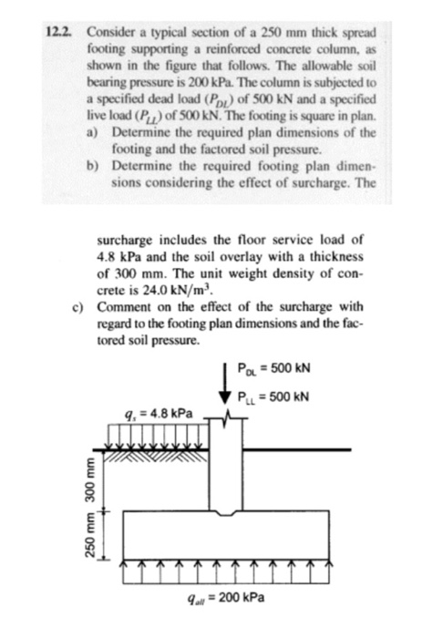 1. A Short Column of Square Section that is subjected | Chegg.com