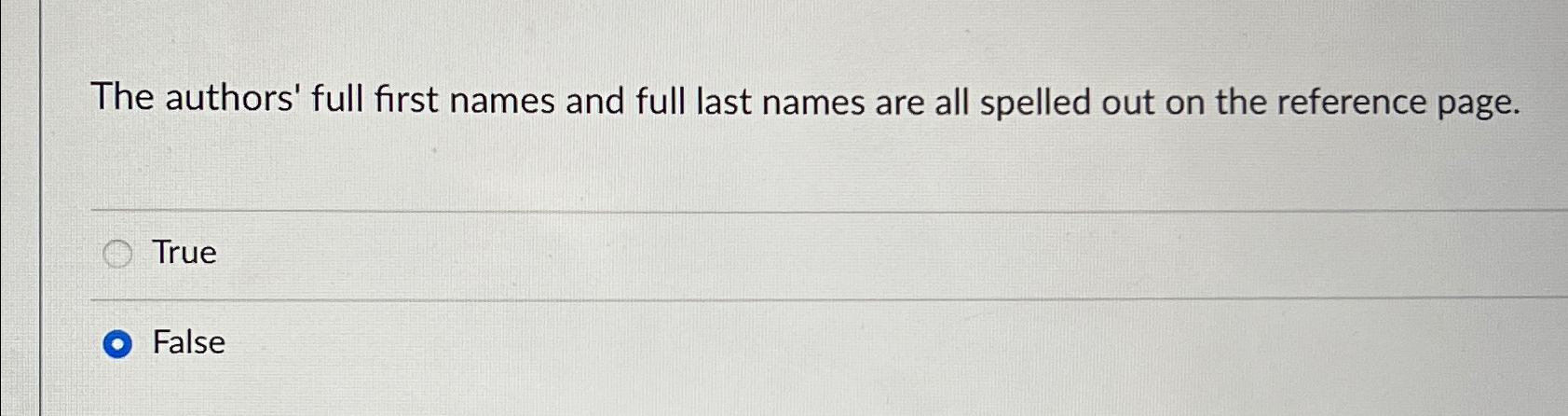 Solved The authors' full first names and full last names are | Chegg.com