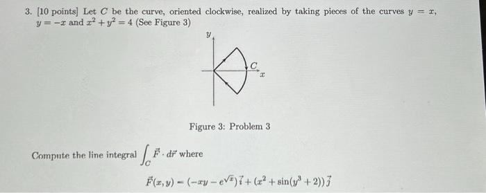 Solved 3. [10 points] Let C be the curve, oriented | Chegg.com