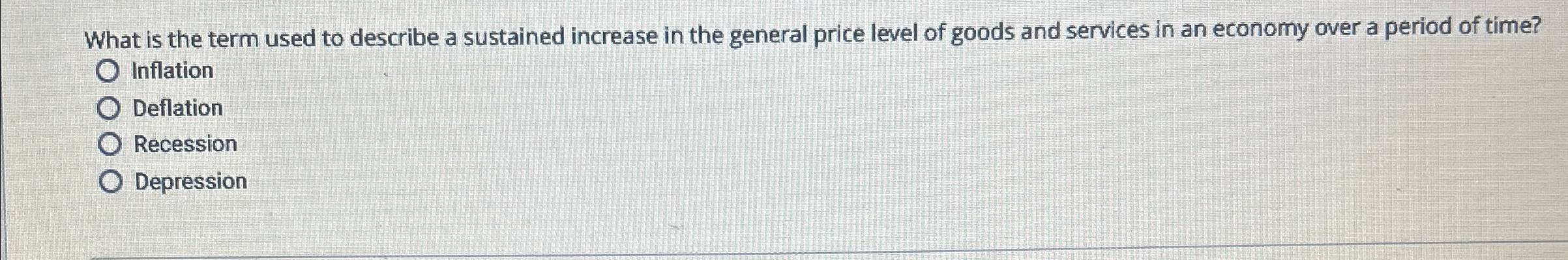 Solved What is the term used to describe a sustained | Chegg.com
