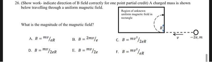 Solved 26. (Show work-indicate direction of B field | Chegg.com