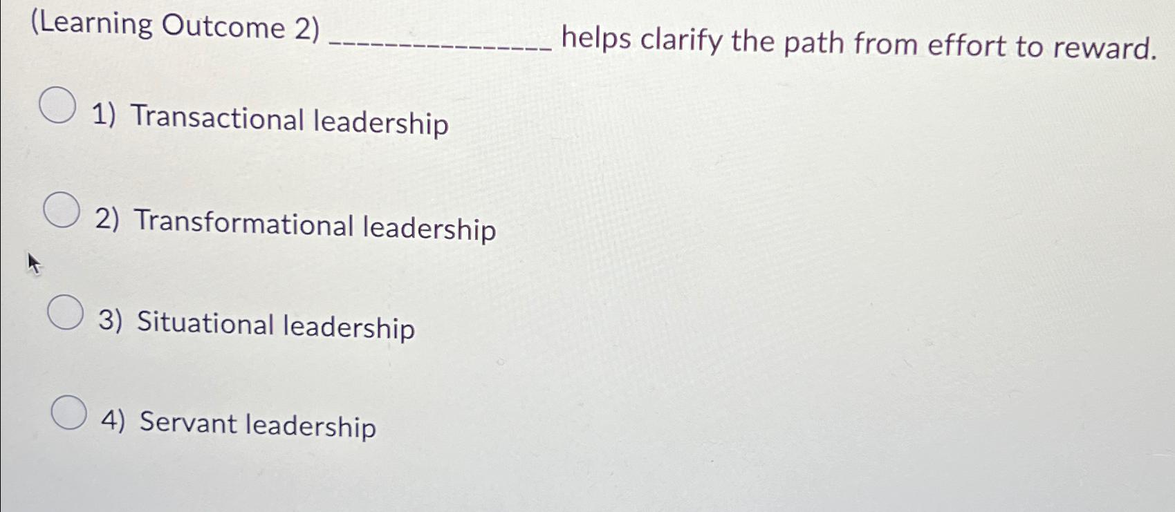 Solved (Learning Outcome 2) ﻿helps clarify the path from | Chegg.com