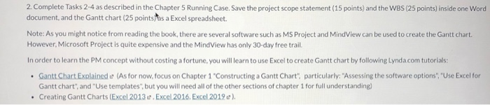 Solved 3. Develop a work breakdown structure for the | Chegg.com