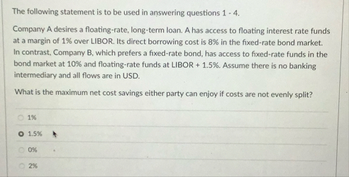 Solved The following statement is to be used in answering | Chegg.com