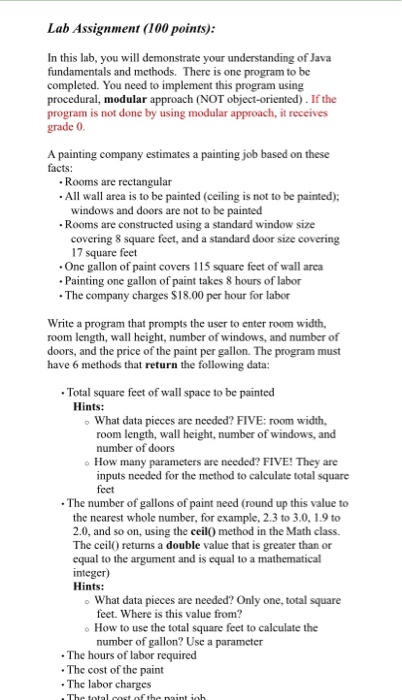 Solved Lab Assignment (100 points): In this lab, you will | Chegg.com