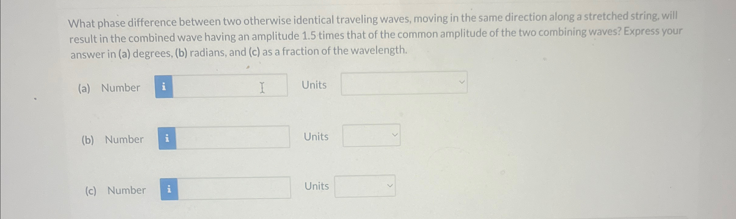 Solved What phase difference between two otherwise identical | Chegg.com