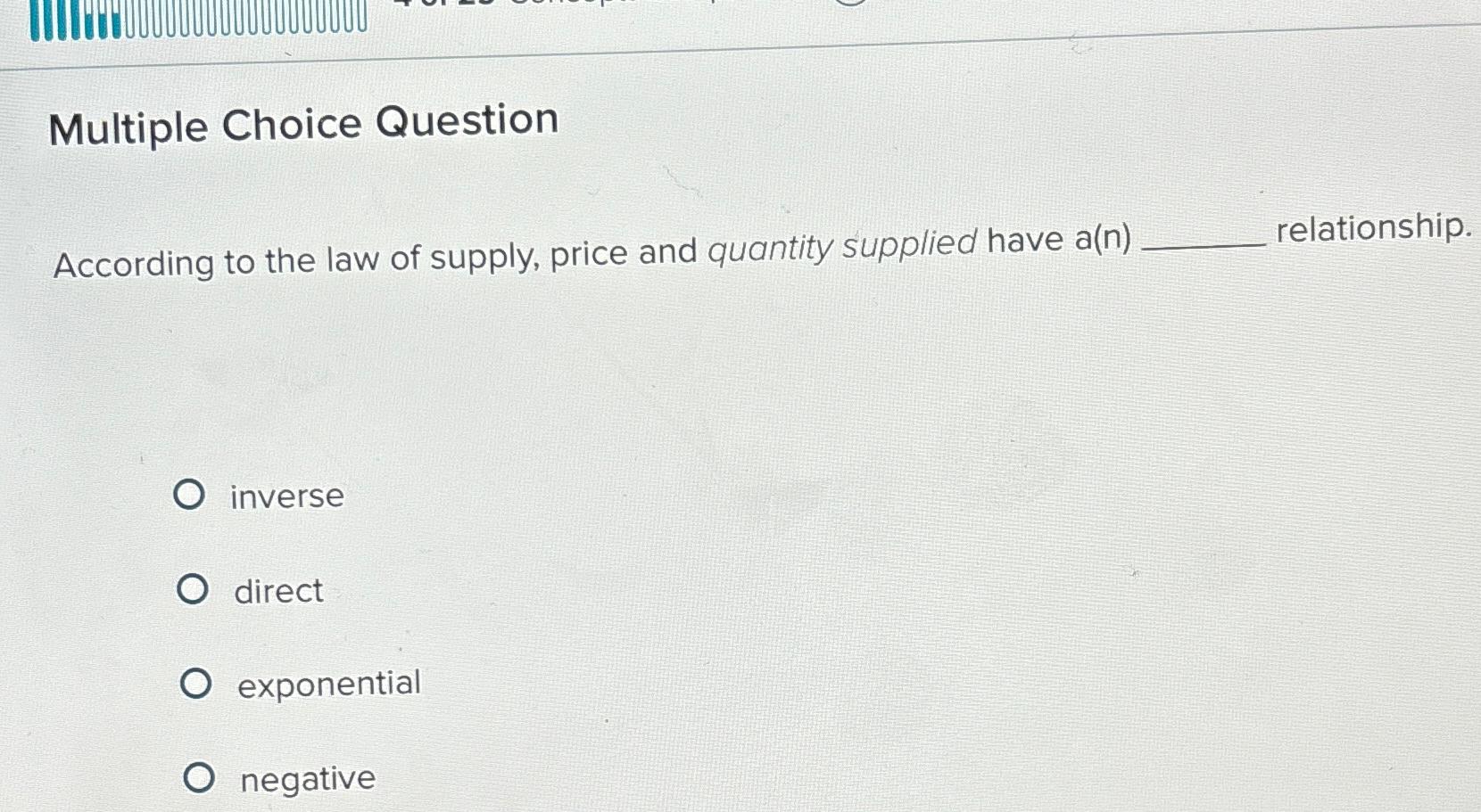 Solved Multiple Choice QuestionAccording to the law of | Chegg.com