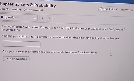 Solved hapter 2: Sets & Probabilitypoints possible012 | Chegg.com