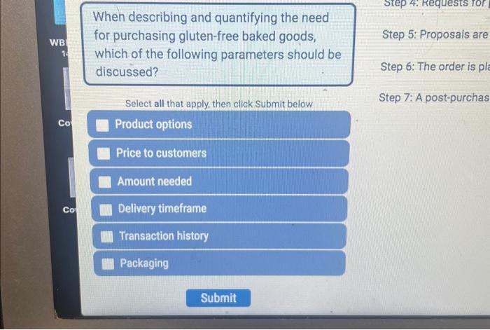 Solved Step 5: Proposals are Step 6: The order is ple Step | Chegg.com