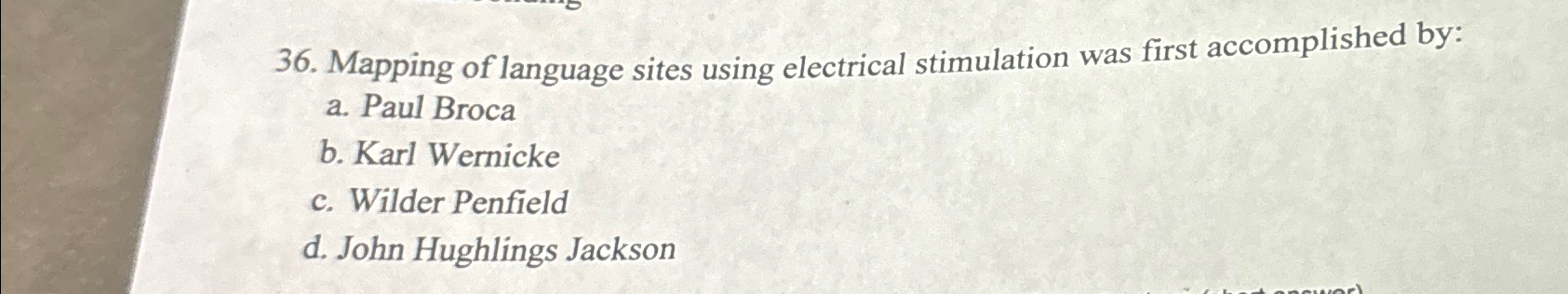 Solved Mapping of language sites using electrical | Chegg.com
