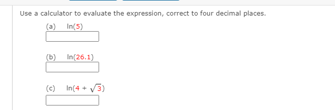 Solved Use a calculator to evaluate the expression, correct | Chegg.com