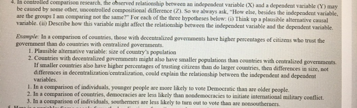 Solved 4. In controlled comparison research, the observed | Chegg.com