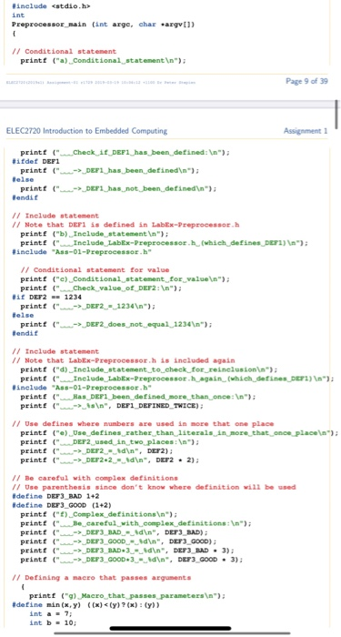 Solved For the min(x,y) macro that has been defined, what is | Chegg.com