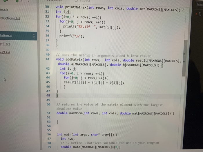 Solved I have a problem understanding what this maxNorm | Chegg.com