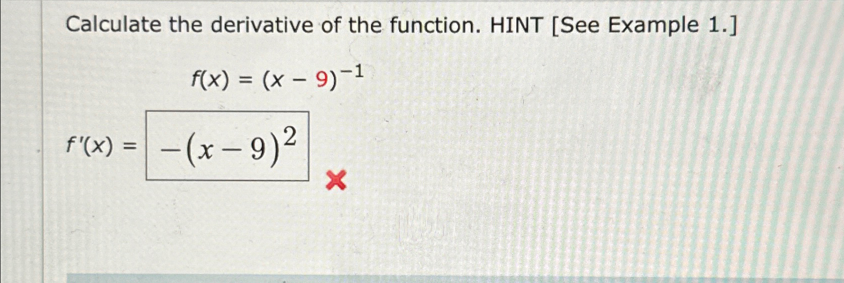 Solved Calculate the derivative of the function. HINT [See | Chegg.com