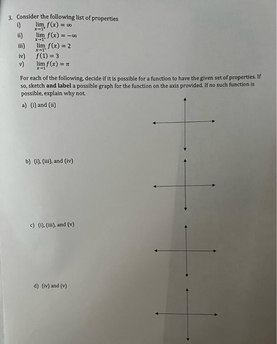 Solved 1. Determine whether or not each of the following | Chegg.com