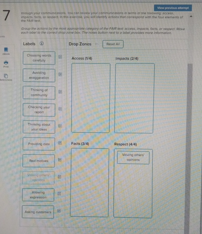 Solved tnrougn your communications. rou can review your | Chegg.com