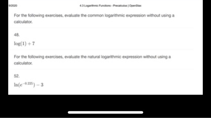Solved 22000 Loghmic function - headers Conta For the | Chegg.com