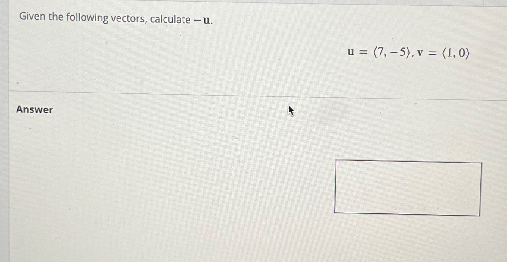 Solved Given the following vectors, calculate | Chegg.com